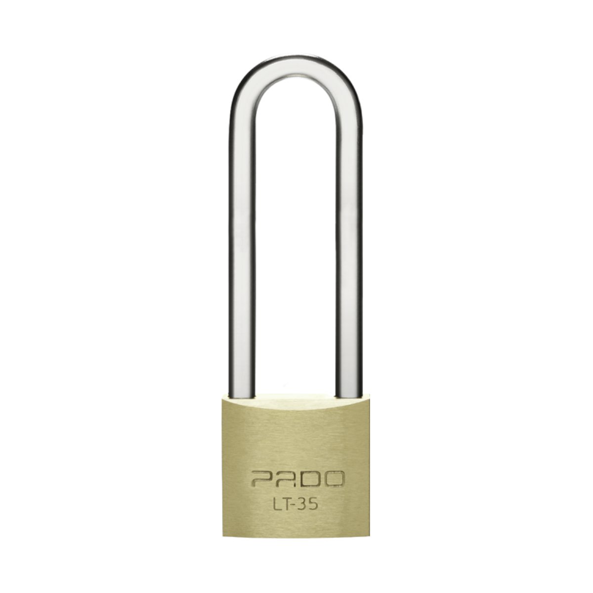 Cadeado de latao pado 35/75mm haste longa - Ramada.com.br