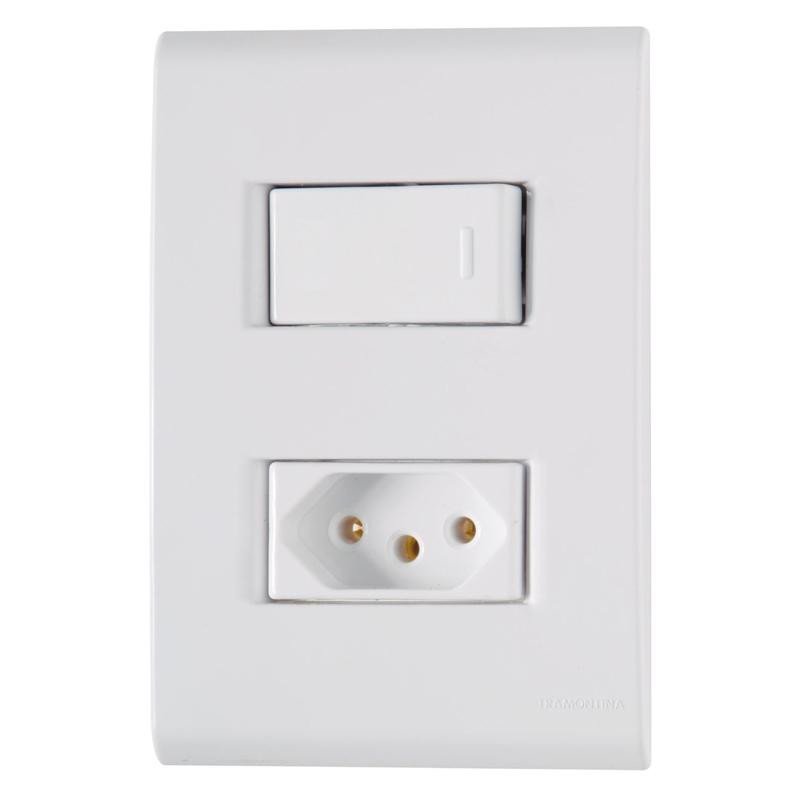 Interruptor conjugado tramontina liz 1 x 1 - 20a/250v - 57170/044 ...
