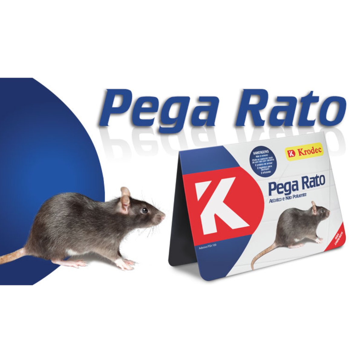 Ratoeira adesiva krodec pega rato - Ramada.com.br